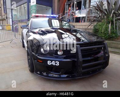 American movie police car transformers Stock Photo - Alamy