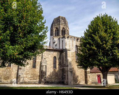 Church St Jean Baptiste, Charroux, labelled as one of the most ...