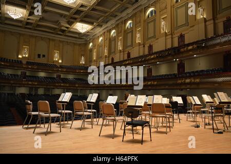 Inside of the iconic Symphony Hall in Boston, Massachusetts Stock Photo ...