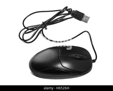 Computer USB mouse isolated on white background Stock Photo - Alamy