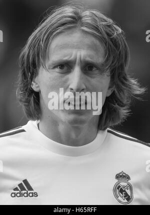 Luka Modric (midfielder; Real Madrid) during the UEFA Champions League ...