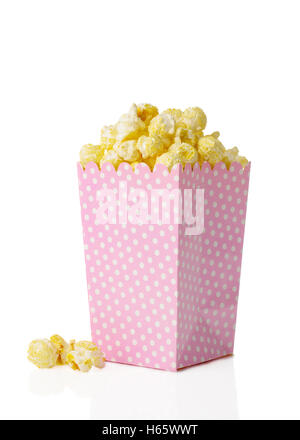 Popcorn in carton Stock Photo - Alamy