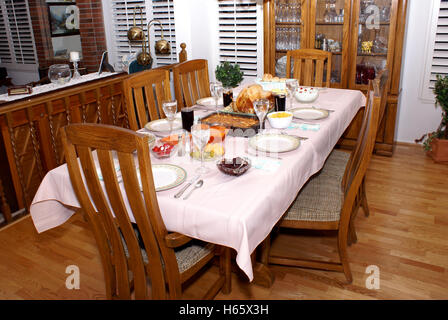 Thanksgiving day dinner Stock Photo - Alamy