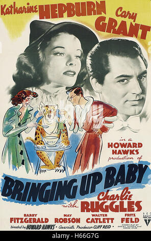 Bringing Up Baby - Movie Poster Stock Photo - Alamy