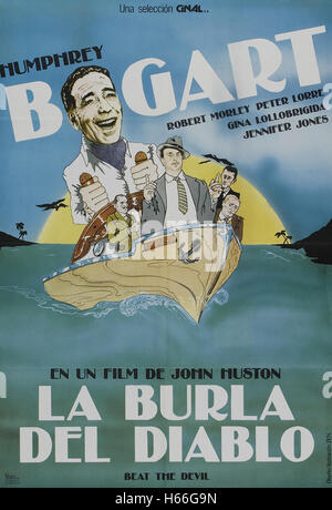 the BeatDevil - Spanish Movie Poster Stock Photo - Alamy