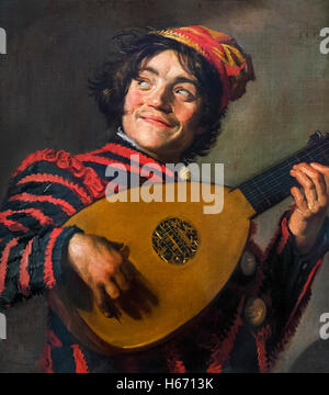 Jester with a Lute Stock Photo - Alamy
