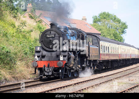 Steam Train at the Station, Whitby Stock Photo - Alamy