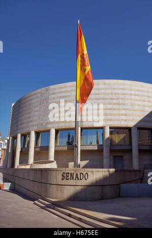 Exterior of the new building of the Spanish Senate (Senado). Madrid ...