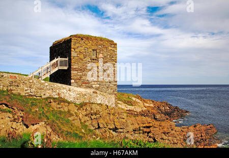 Wine Tower at Kinnaird Head Fraserburgh Aberdeenshire Scotland Stock ...