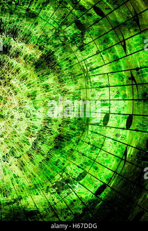 sound vibration with music notes and lines, graphic collage Stock Photo ...