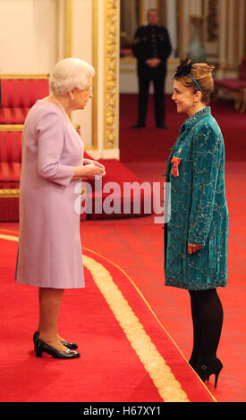 Emma Samuelson, also known as Emma Samms, is made a Member of the Order ...