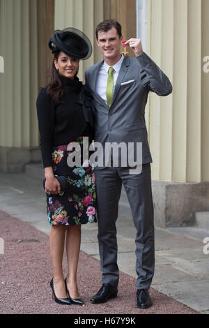 Jamie Murray with his wife Alejandra Gutierrez, mother Judy and father ...