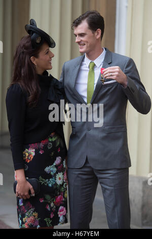Jamie Murray with his wife Alejandra Gutierrez, mother Judy and father ...