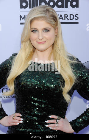 Singer Meghan Trainor arrives at the 2015 Billboard Music Awards at the ...
