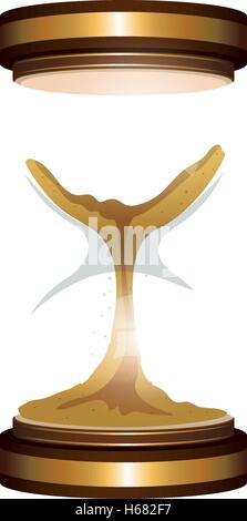 sandclock time device Stock Vector Image & Art - Alamy