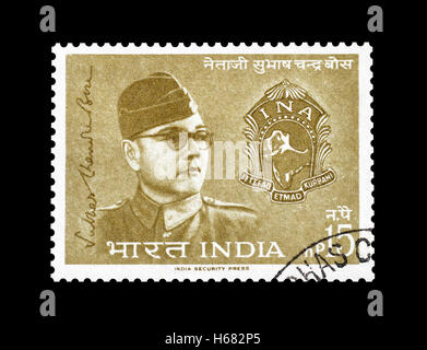 Vintage stamp of netaji subhas chandra bose, 55 np, india, asia Stock ...