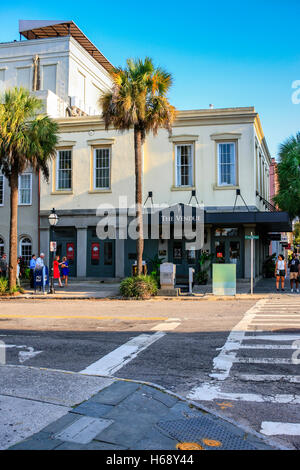 USA, South Carolina, Charleston, Vendue Wharf, Waterfront park Stock ...