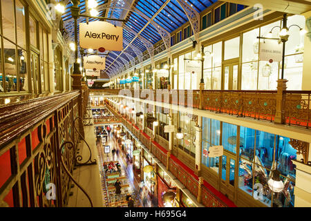 The Victorian style Strand Arcade shopping mall in Sydney, Australia ...