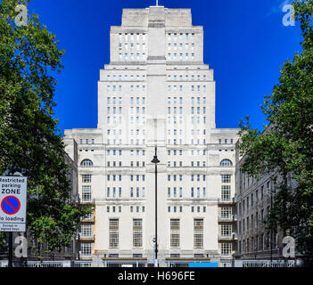 Exterior,facade,Senate House,library,University of London,London ...