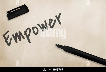 Empower Business Work Mission Concept Stock Photo - Alamy