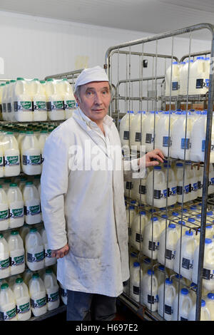 Shetland Farm Dairies local milk producers for the islands and manager ...