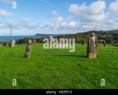The Gorsedd Circle of stones erected for 1936 National Eisteddfod held ...