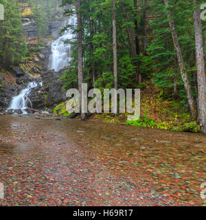 morrell falls in lolo national forest near seeley lake, montana Stock ...
