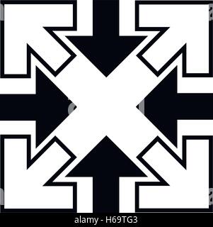 Arrows exit full screen Stock Vector Image & Art - Alamy
