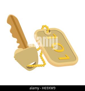concierge door key hotel cartoon vector illustration Stock Vector Image ...
