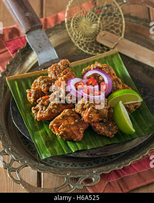 Lahori fish fry. Fried fish in spicy batter. India Pakistan Food Stock ...