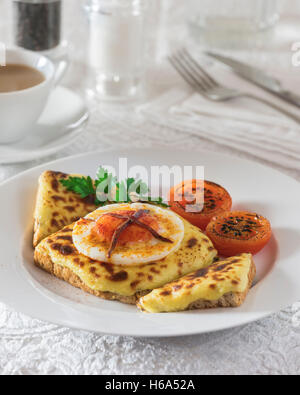 Rarebit cheese on toast Stock Photo - Alamy