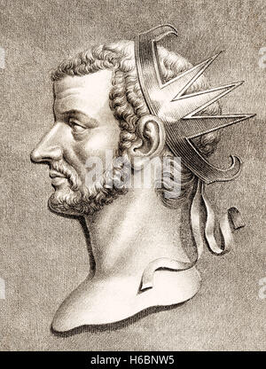 Claudius Gothicus or Claudius II, 210 – 270, Roman emperor Stock Photo ...
