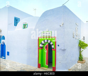Hammam Sidi Belghith at the Medina of Hammamet in Tunisia Stock Photo ...
