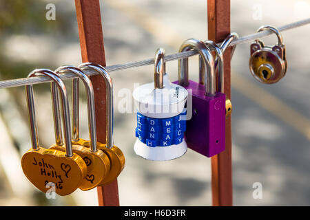 A lock bridge in Niagara Falls, Canada Stock Photo - Alamy