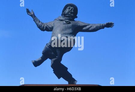 Jolly Fisherman statue at Skegness Lincolnshire England UK Stock Photo ...