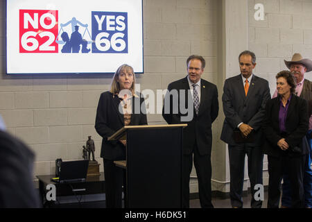 Modesto, CA, USA. 27th Oct, 2016. Stanislaus County DA Birgit Fladager ...