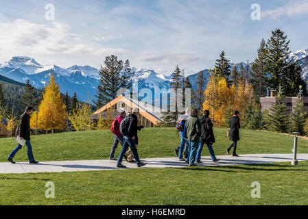Banff Centre for Arts and Creativity, Banff, Alberta, Canada Stock ...