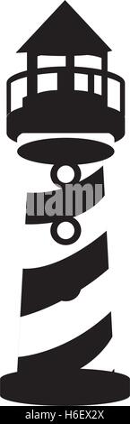 striped lighthouse icon image Stock Vector Image & Art - Alamy