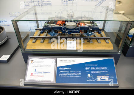 The first edition of the 0 Series Shinkansen exhibit at the Kyoto ...