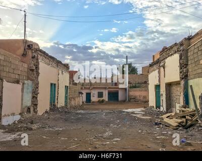 A Street view of touristic city Bechar Algeria. In the past, Bechar was ...