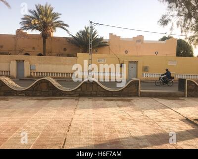 A Street view of touristic city Bechar Algeria. In the past, Bechar ...