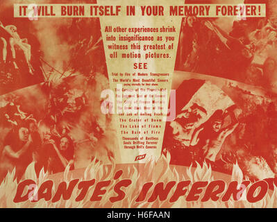Dante's Inferno (1935) - Movie Poster Stock Photo - Alamy
