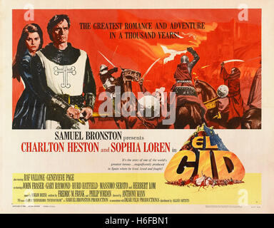El Cid - Movie Poster Stock Photo - Alamy