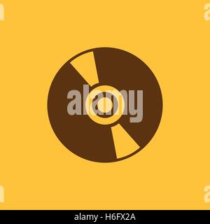 Compact Disk Sign Icon Vector Illustration For Personal And Commercial ...