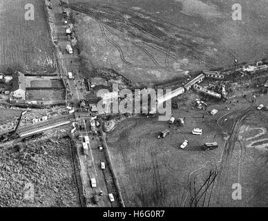 A aerial view of the Hixon Train Crash in 1968 When a Inter city Stock ...