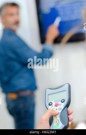 Driving school - theory instruction Stock Photo - Alamy