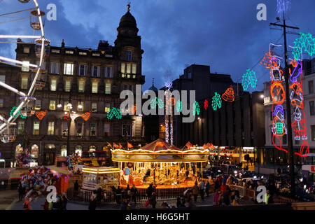 Christmas Lights George Square Glasgow Stock Photo - Alamy