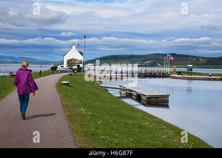 Clachnaharry Inverness Scotland the Beauly Firth the Kessock road ...