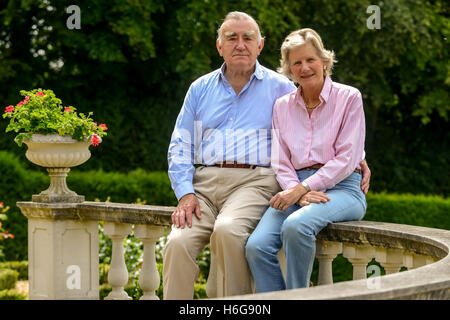 The Right Honourable Michael Mates, with his wife Christine, at home in ...