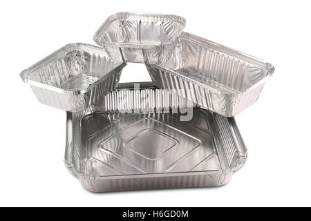 ALUMINIUM FOIL TAKEAWAY FOOD CONTAINERS Stock Photo - Alamy